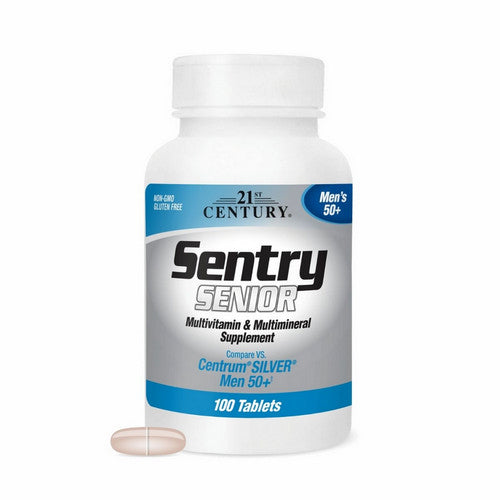 Buy Sentry Senior Multivitamin & Multimineral Supplement Men's 50+ 100 ...